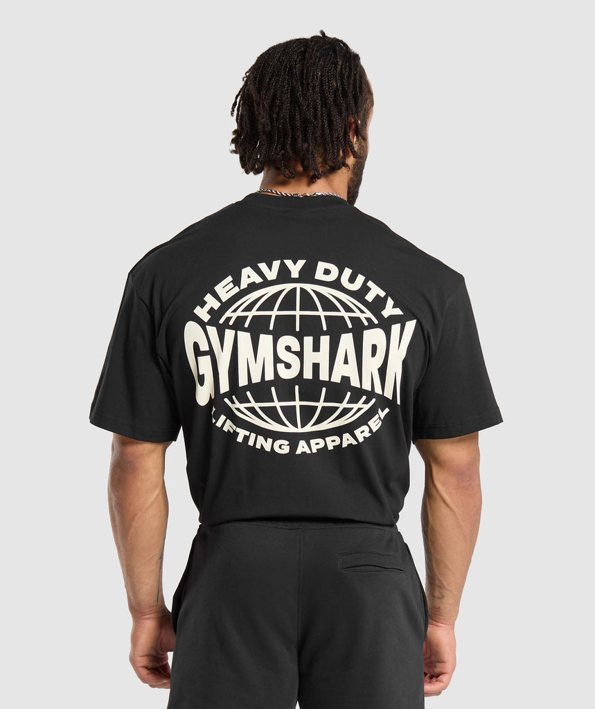 Gymshark Heavy Duty Apparel T-Shirt - Black | Gymshark