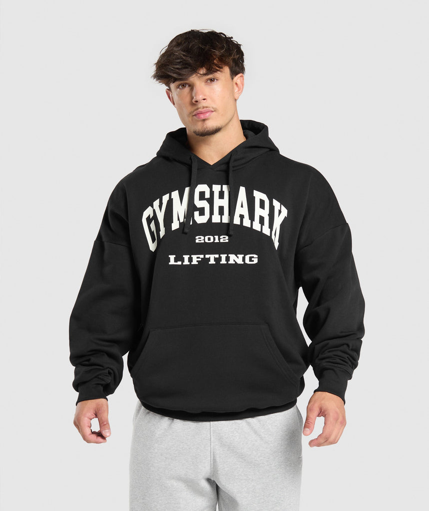 Gymshark 2012 Lifting Hoodie - Black | Gymshark