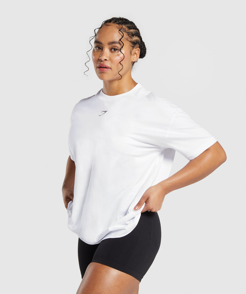 Gymshark Lifting Essential T-Shirt - White | Gymshark