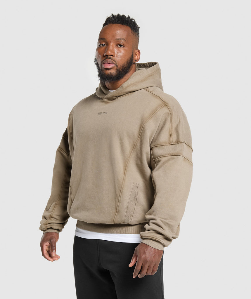 Gymshark Heavyweight Hoodie - Lifestyle Brown | Gymshark