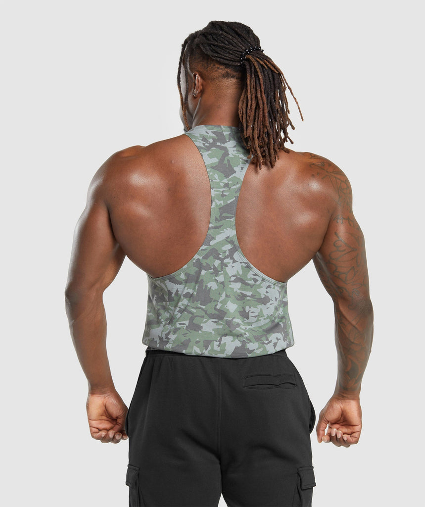 Gymshark Legacy Stringer - Unit Green | Gymshark