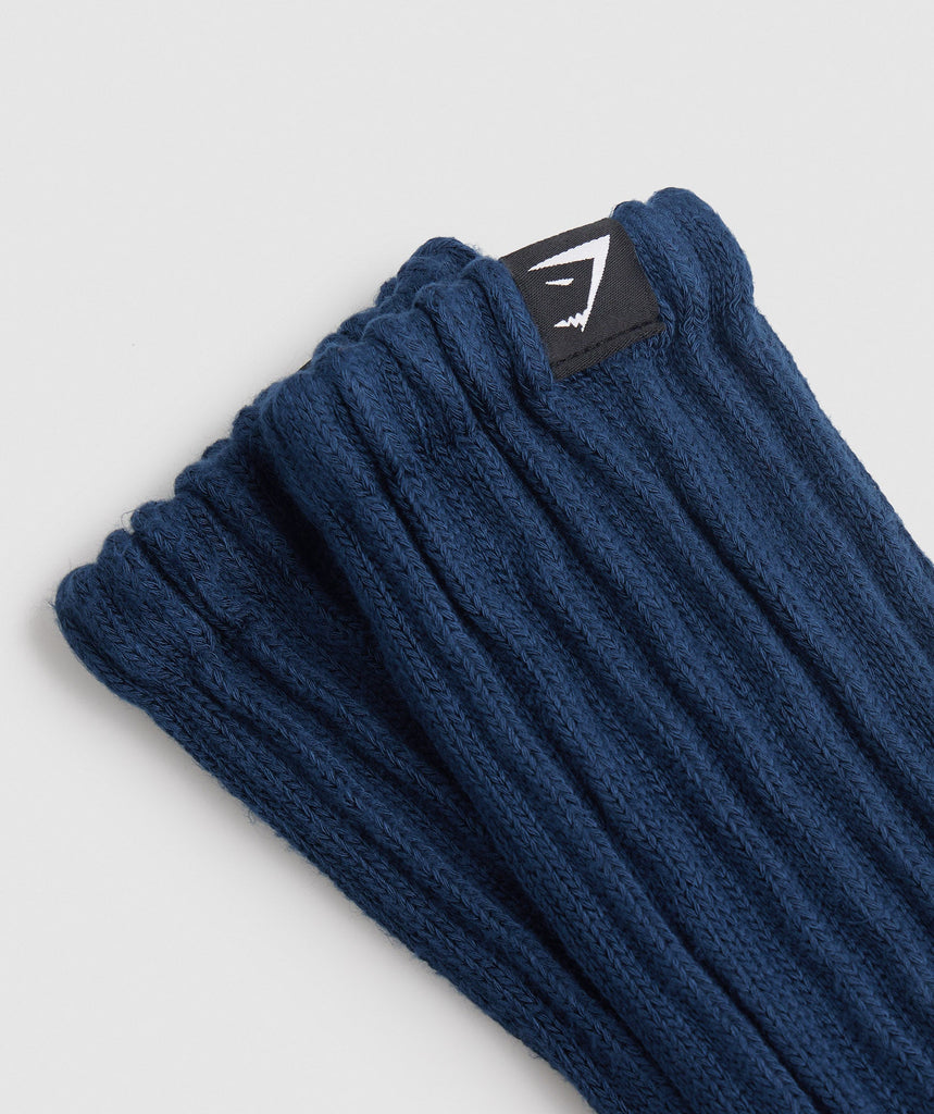 Gymshark Comfy Rest Day Socks - Navy | Gymshark