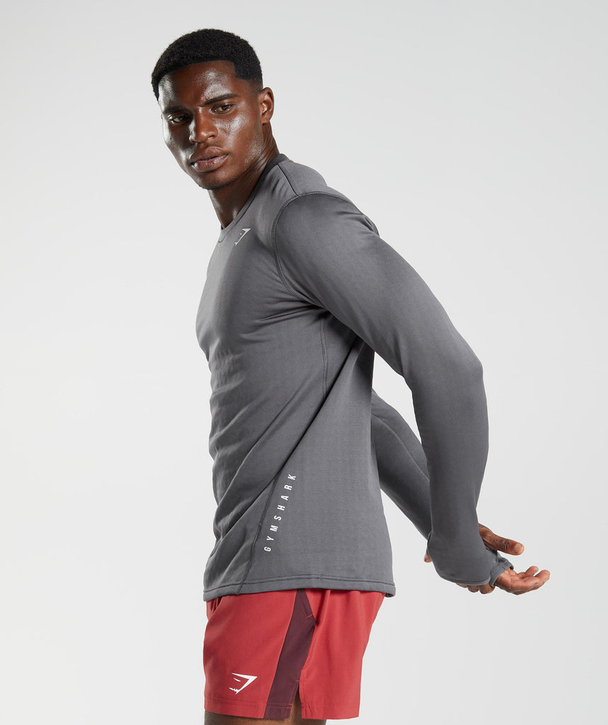 Gymshark Sport Crew Sweatshirt - Silhouette Grey | Gymshark